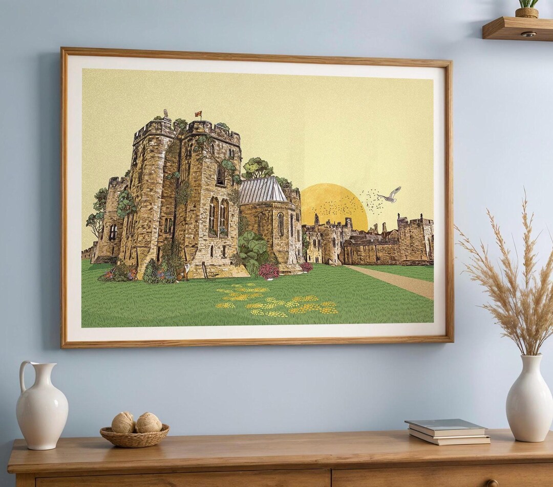 The Enchanted Castle • Alnwick Castle Art Print - Etsy