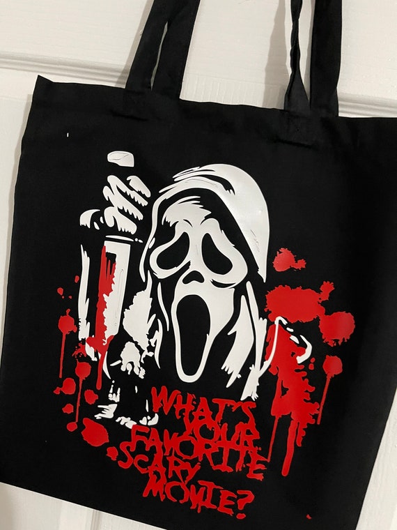 Horror Tote. Slasher Inspired Horror Bag. Ghostface Style Bold - Etsy