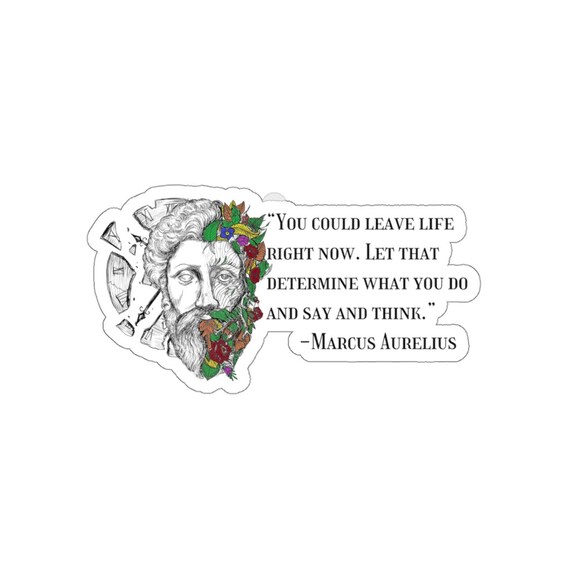 Marcus Aurelius Quote Sticker Perfect for Daily Reminder to - Etsy