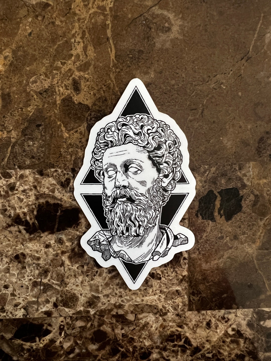 Marcus Aurelius Sticker for Followers of Stoicism, Stoic Philosophy - Etsy