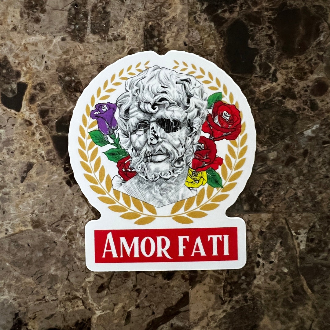 Amor Fati Seneca Sticker Love of Fate for Lovers of Philosophy - Etsy