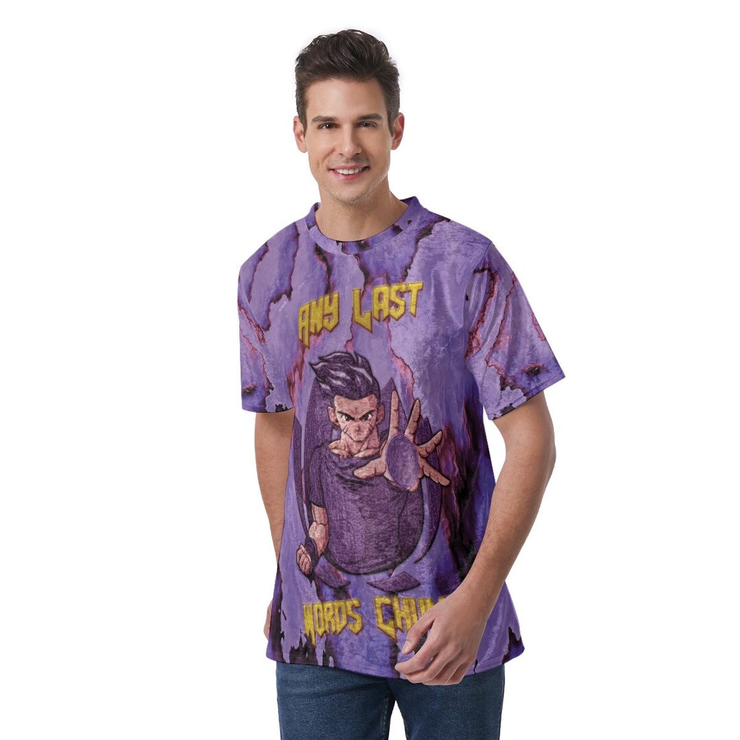 Any Last Words Chump T-shirt,cool Anime T-shirt, Manga Shirt, Anime ...