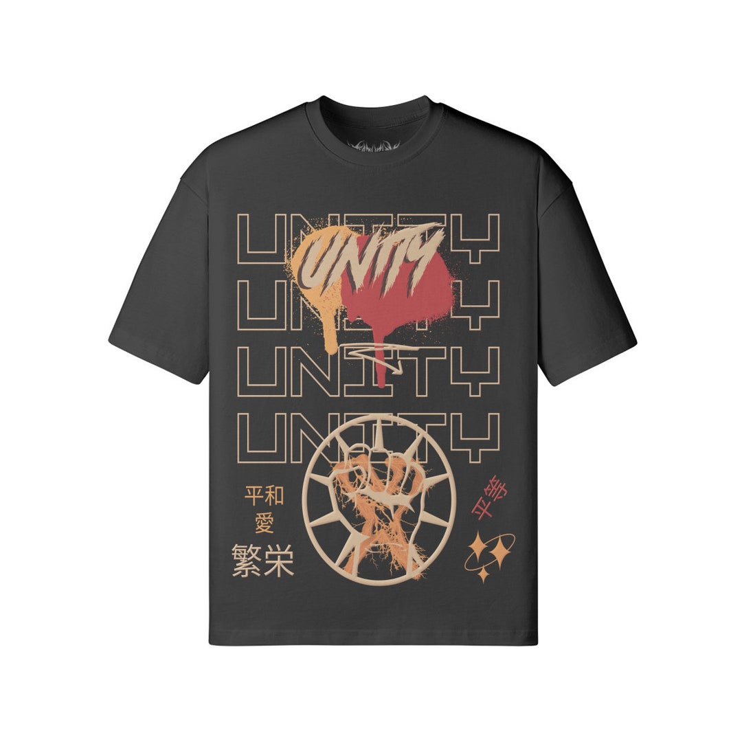 Unity 360 T-shirt, Unity Day Shirt, Kanji T-shirt, Unity Shirt ...