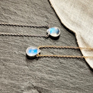 Unique Moonstone Necklace, Celestial Crystal Moonstone, Wedding ...
