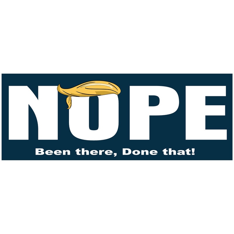 Anti Trump Bumper Sticker - Etsy