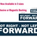 Bumper Sticker Not Right Not Left Forward Bipartisan - Etsy