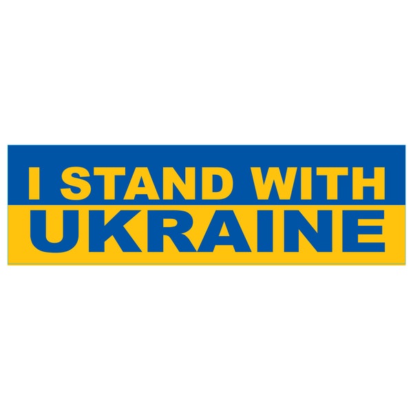 Ukrainian Flag Bumper Stickers - Etsy