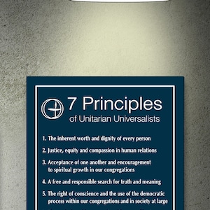 Unitarian Universalist Principles Wall Art: 7 or 8 Principle Versions ...