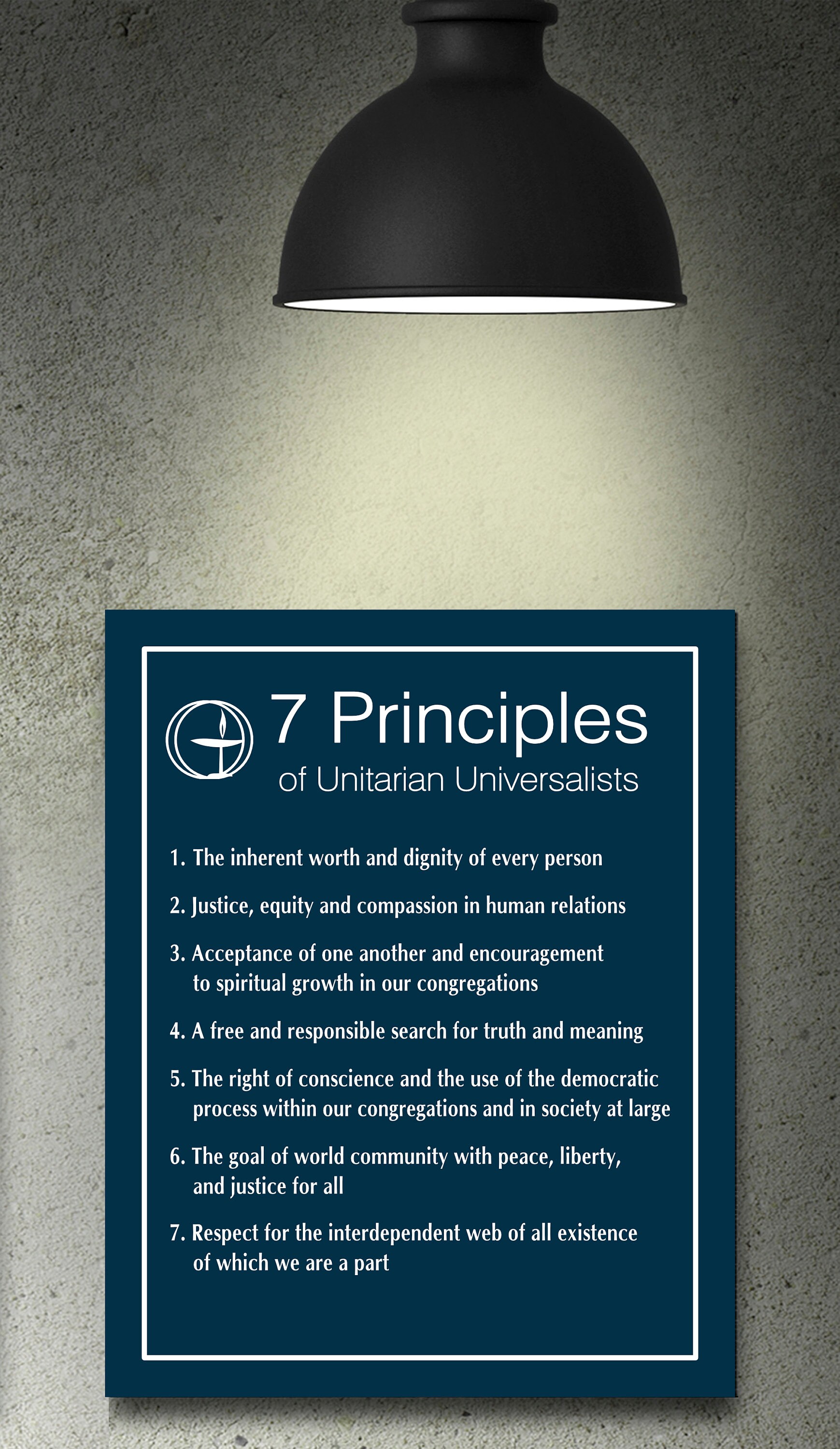 Unitarian Universalist Principles Wall Art: 7 or 8 Principle Versions ...