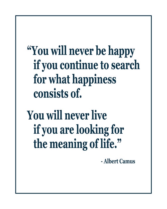 Albert Camus Quotes Happiness