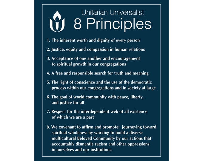 HANDCRAFTED Seven Principles Unitarian Universalist Prayer Beads With ...