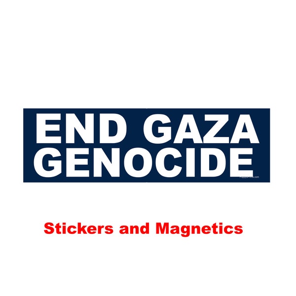 End Genocide Stickers - Etsy UK