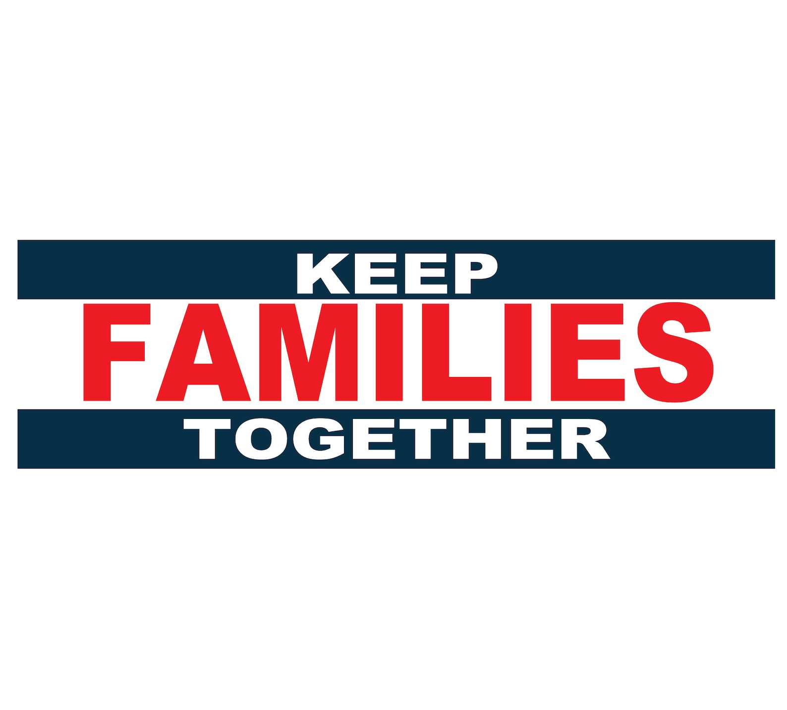 Keep Families Together Bumper Sticker Political Sticker - Etsy