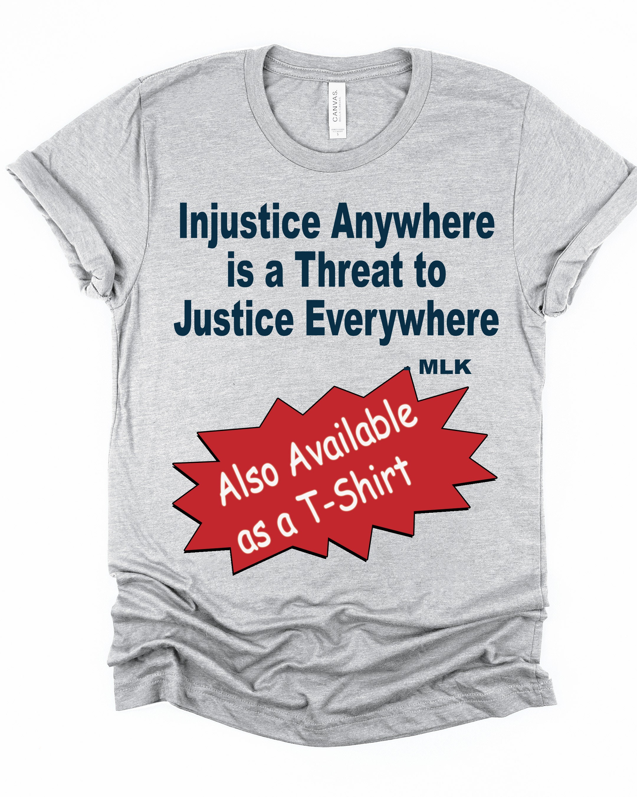 Bumper Sticker injustice Anywhere is a Threat to Justice - Etsy