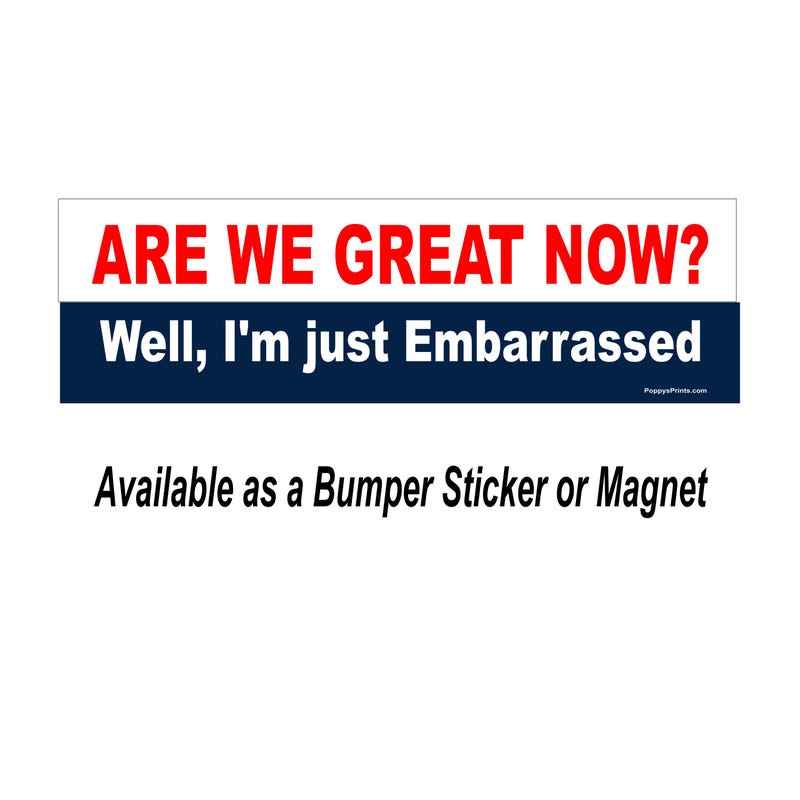 Are We Great yet Sticker - Etsy