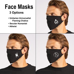 Secular Humanist Face Mask, Reusable, Washable, 3 Ply Cotton, Humanist ...