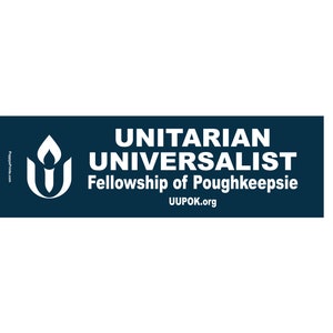 Unitarian Universalist Bumper Sticker: UU Car Decal, Personalized - Etsy