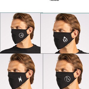 Unitarian Universalist Face Mask, Reusable, Washable, 3 Ply Cotton, UU ...