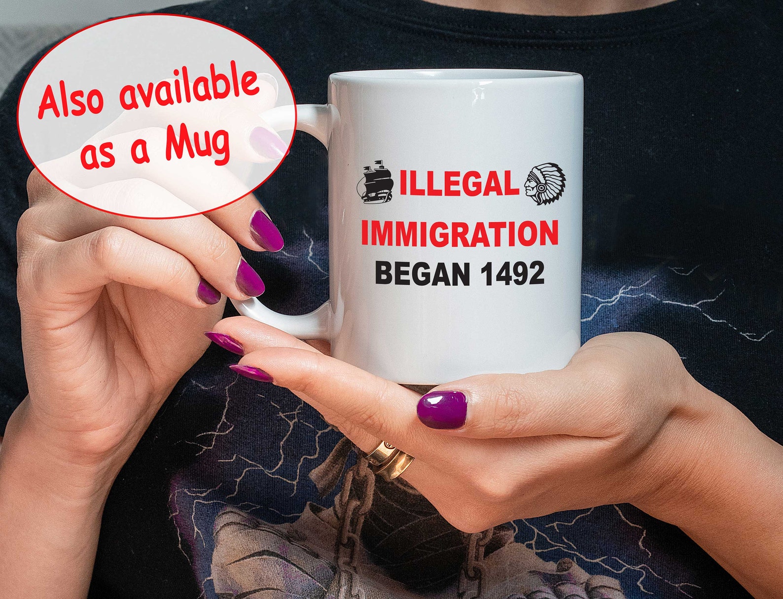 Illegal Immigration Began in 1492 Bumper Sticker Immigrant - Etsy