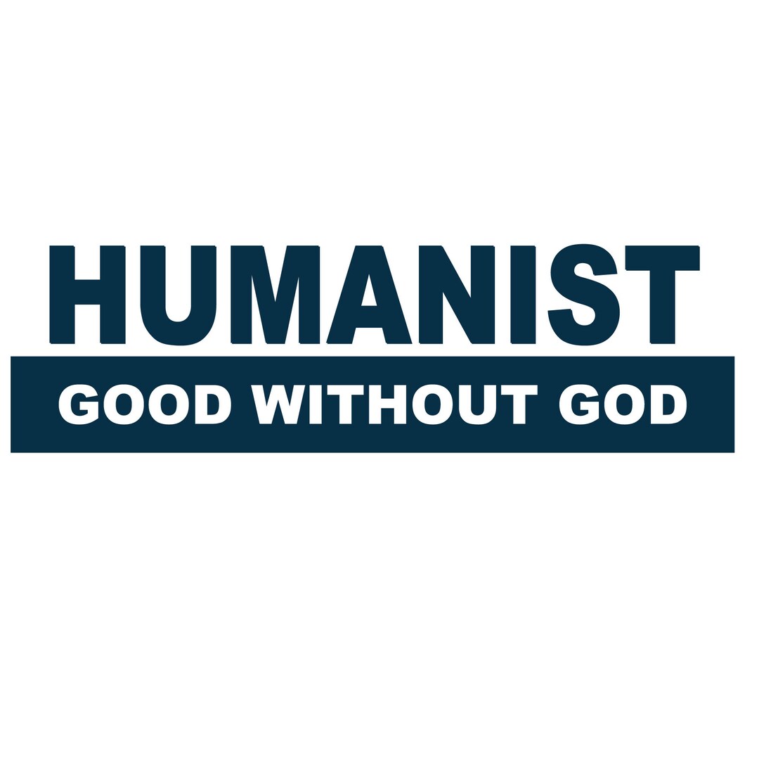 Humanist Good Without God Sticker, Lap Top Sticker, Humanist ...