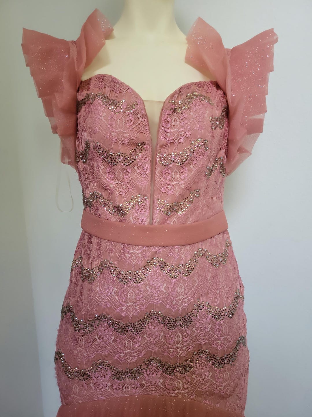 Amanda Petite Onion/peach Dress - Etsy