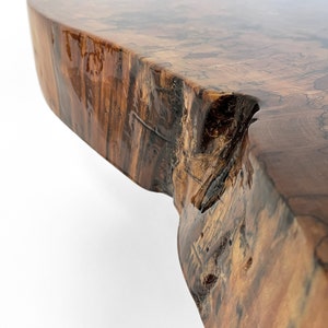 XXL Tree Disc Table Solid Wood Epoxy Resin - Etsy