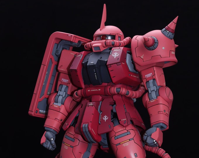 BANDAI MG Char's Zaku Ll [yujiao Land Conversion Kit] Painted & Built ...