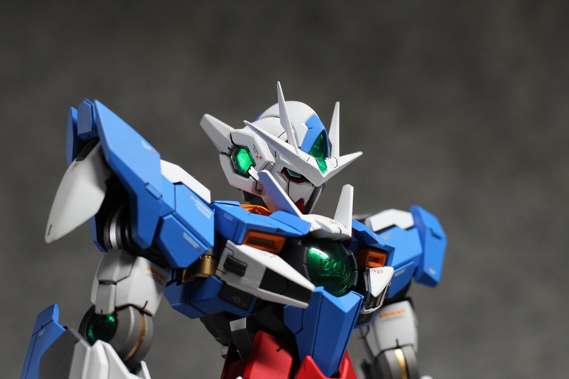 BANDAI MG 1/100 GNT-0000 Gundam 00Q Conversion Kit Painted & | Etsy