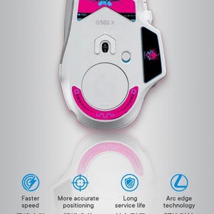 Cyberpunk 2077 Design Glass Mouse Feet for Logitech G502 & G502X Ultra ...