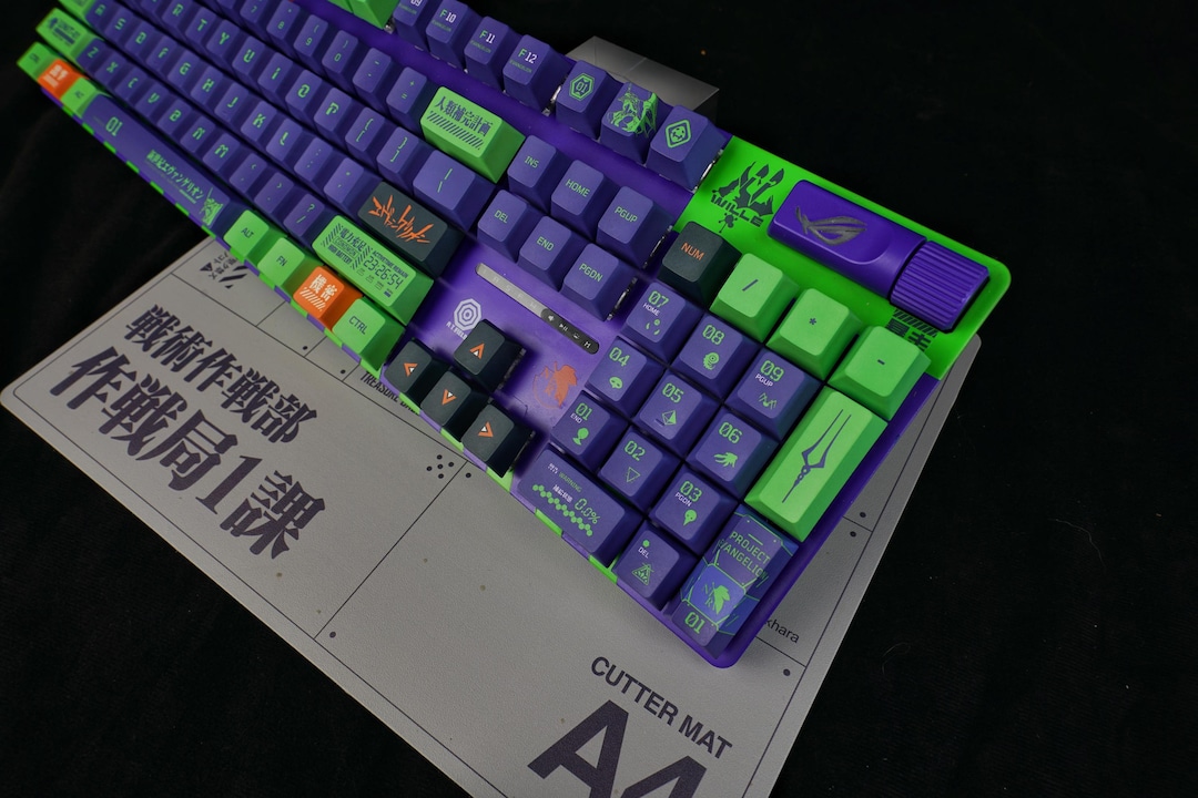 Evangelion Eva 01 Edition Customized Design for ASUS ROG Strix Scope II ...