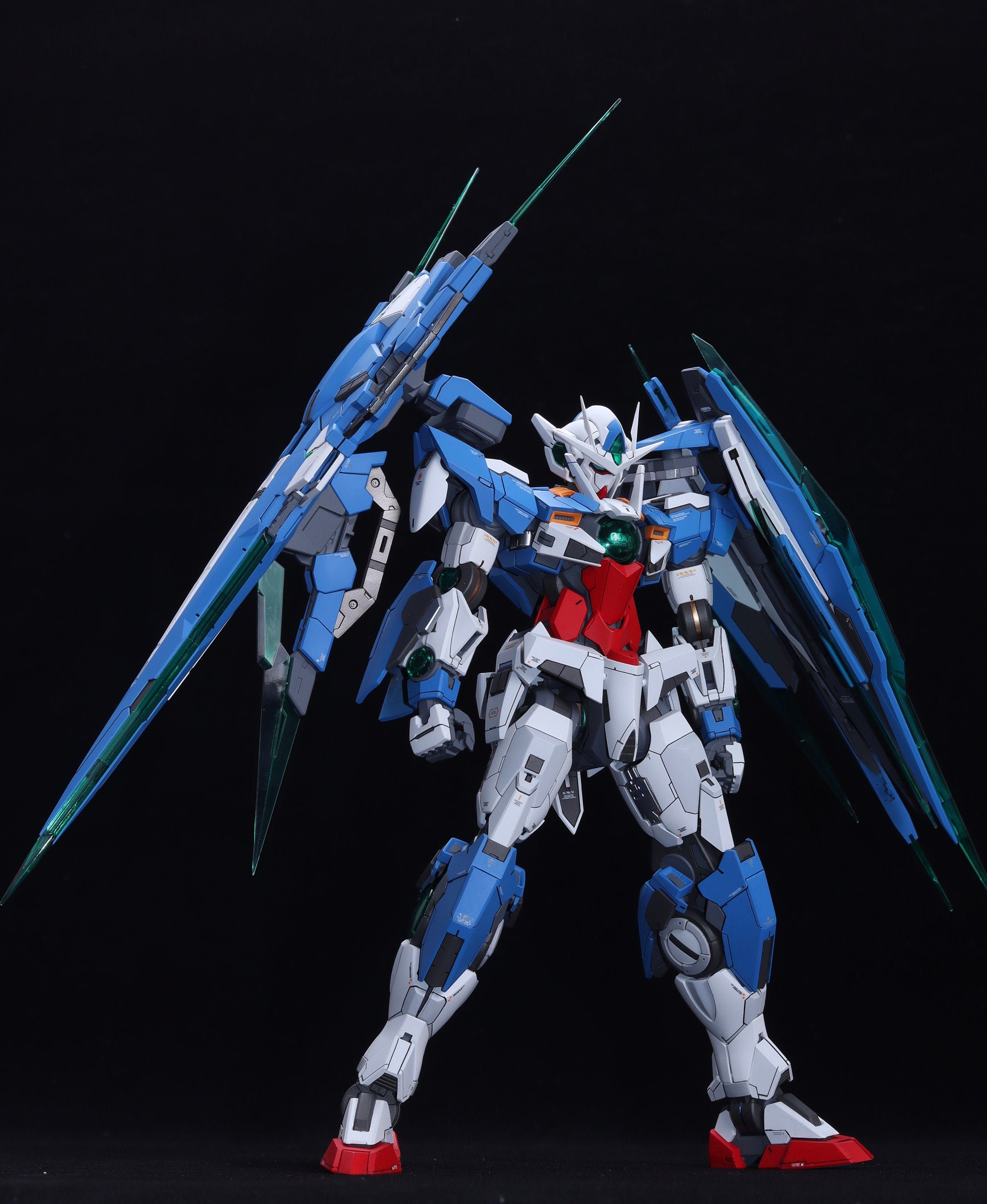 BANDAI MG 1/100 GNT-0000 Gundam 00Q conversion Kit Painted & - Etsy Singapore