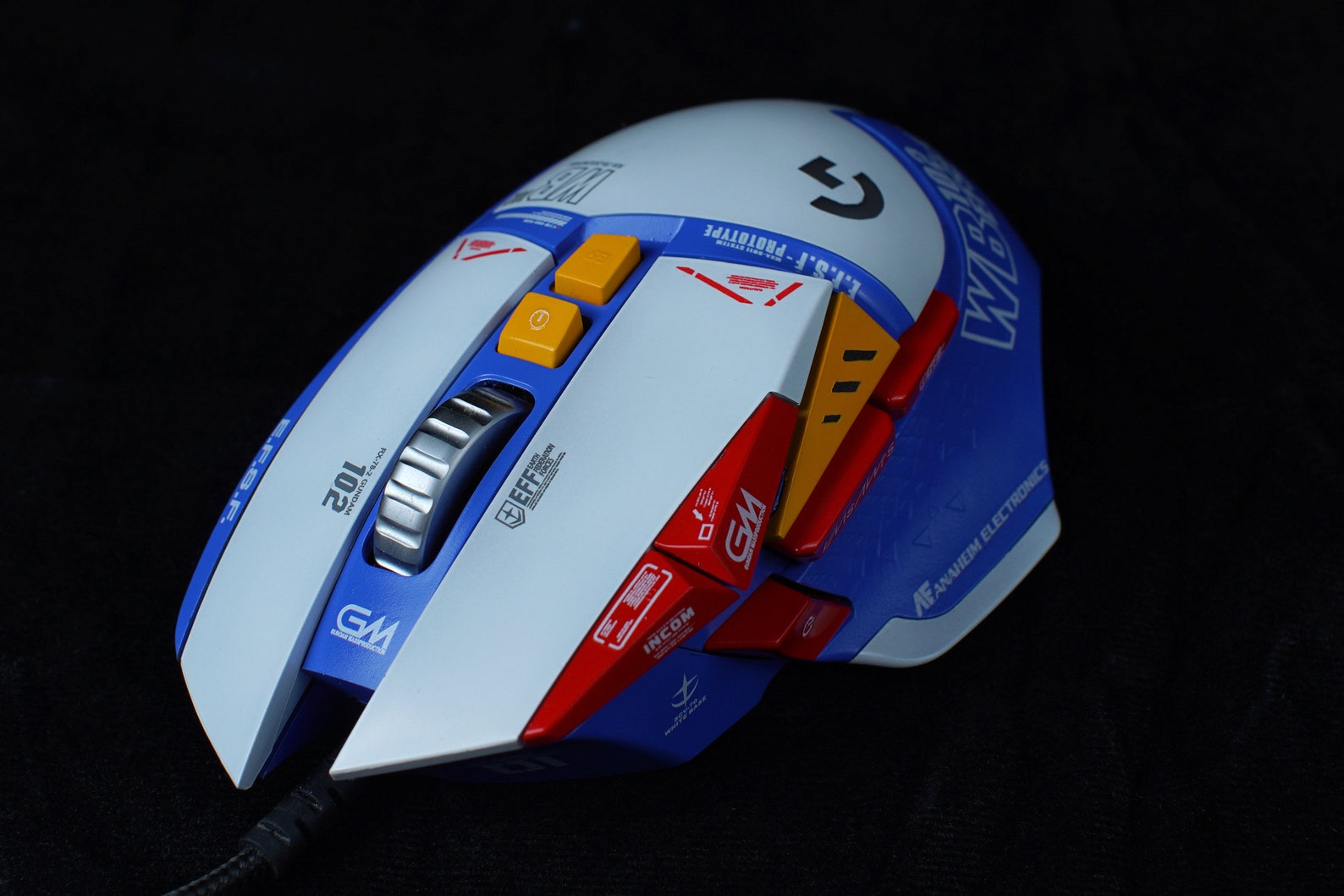 RX-78-2 GUNDAM Edition Custom Painted Logitech G502 HERO Wired - Etsy