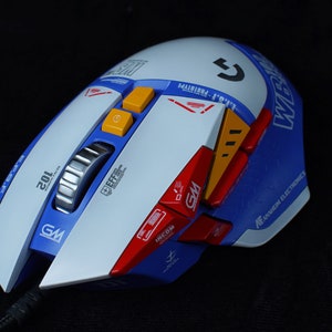 RX-78-2 GUNDAM Edition Custom Painted Logitech G502 HERO Wired Optical ...