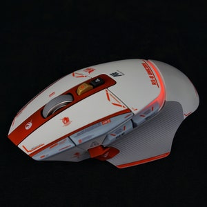 RX-0 Unicorn GUNDAM Edition Custom Painted Logitech G502 HERO & G502X ...