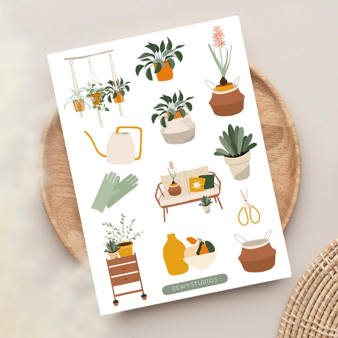 Green Thumb Sticker Sheet SS030 Bullet Journal, Journaling, Planner ...