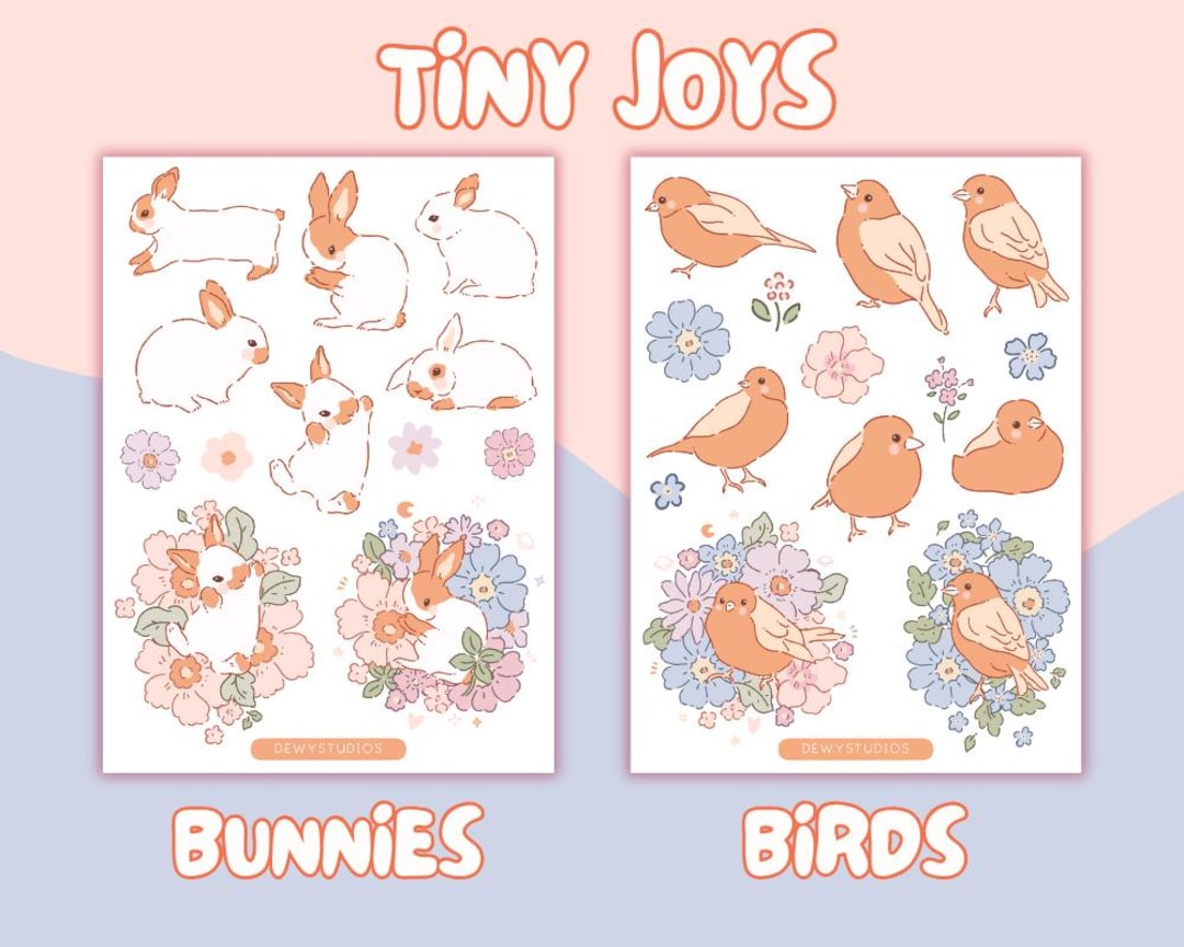Tiny Joys - Weatherproof Sticker Sheet | Bullet Journal, Journaling ...