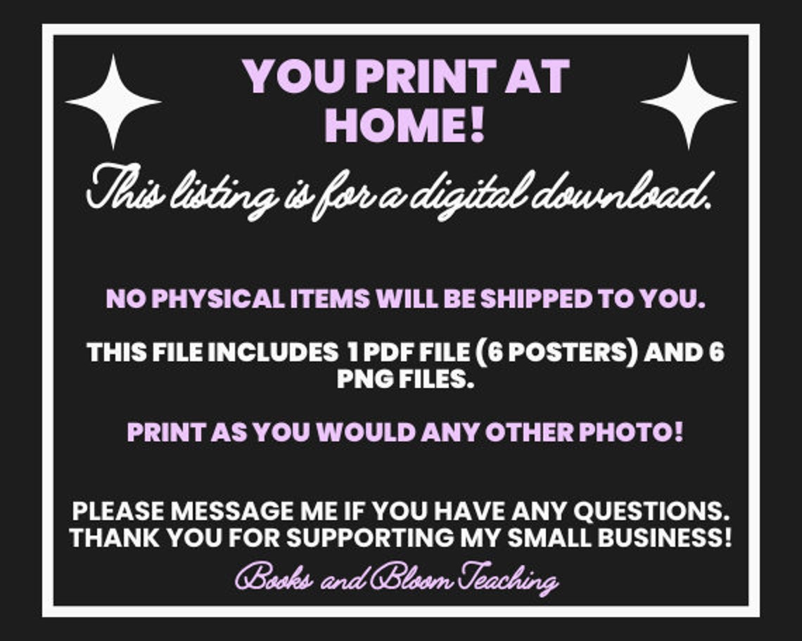 VINTAGE Dark Romantic Authors Quote Posters | American Literature High ...