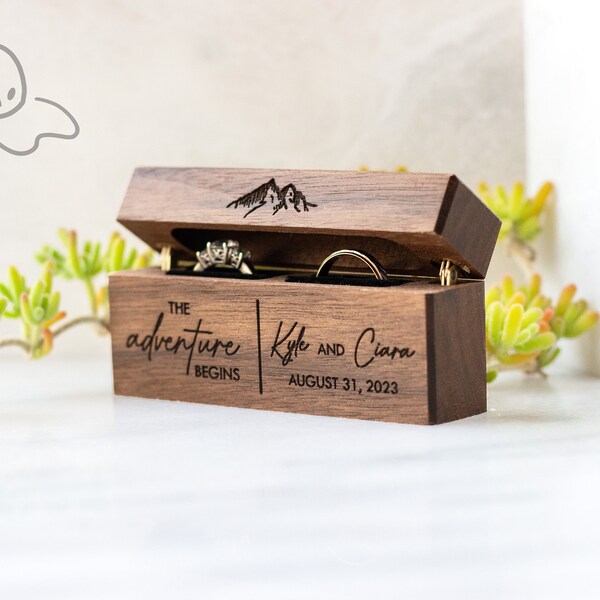 Wedding Ring Box - Etsy