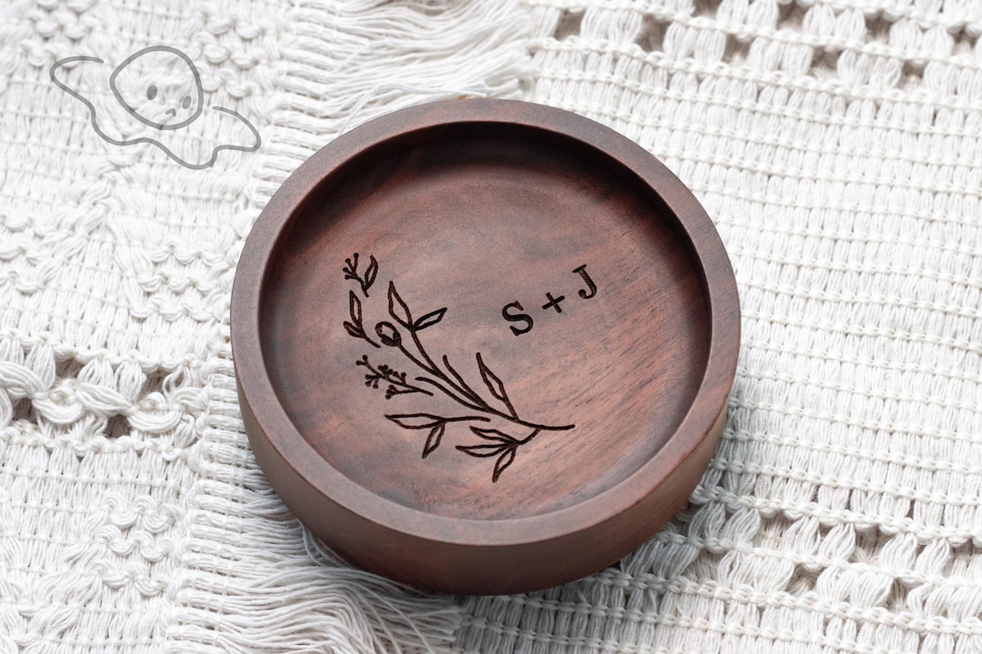 NEW Polished Round Ring Dish/ring Holder/engagement Ring Dish/christmas ...