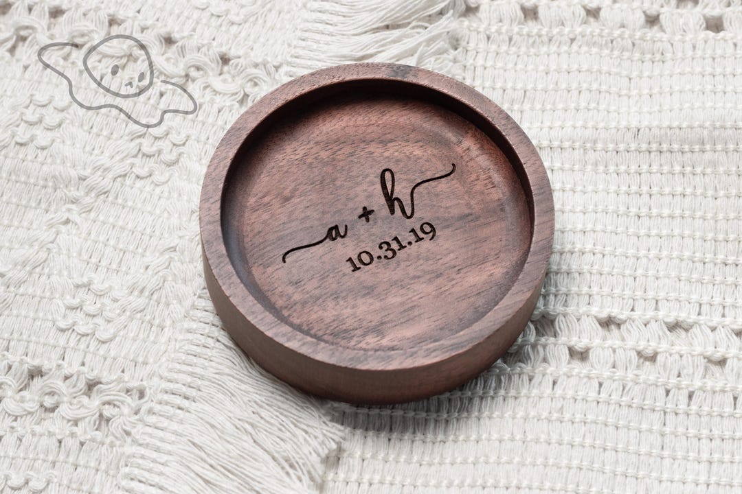 Polished Wood Ring Dish/custom Jewelry Dish/personalized Gift ...