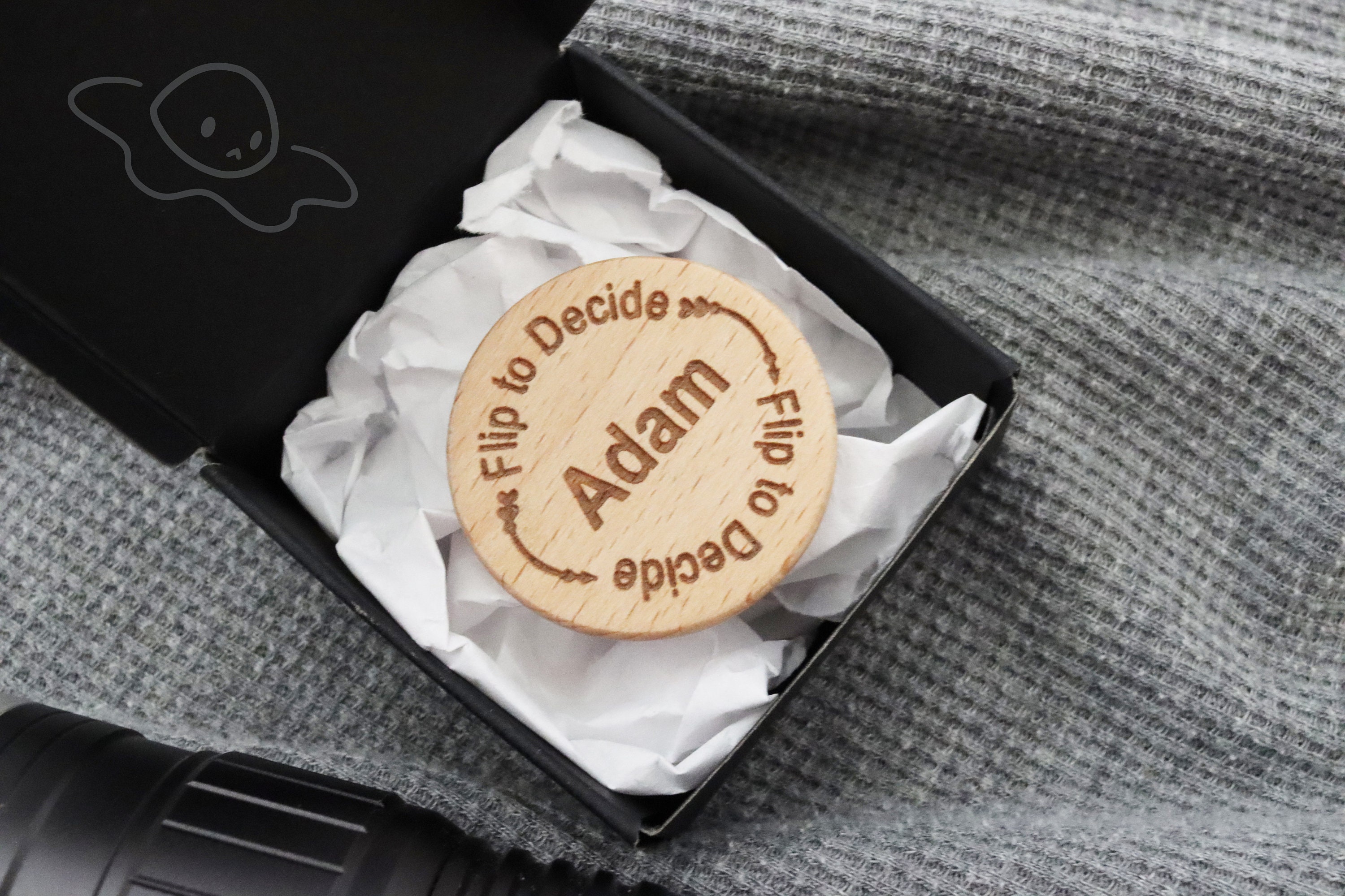 Personalized Decision Flip Coin Custom Fun Coin Decision - Etsy