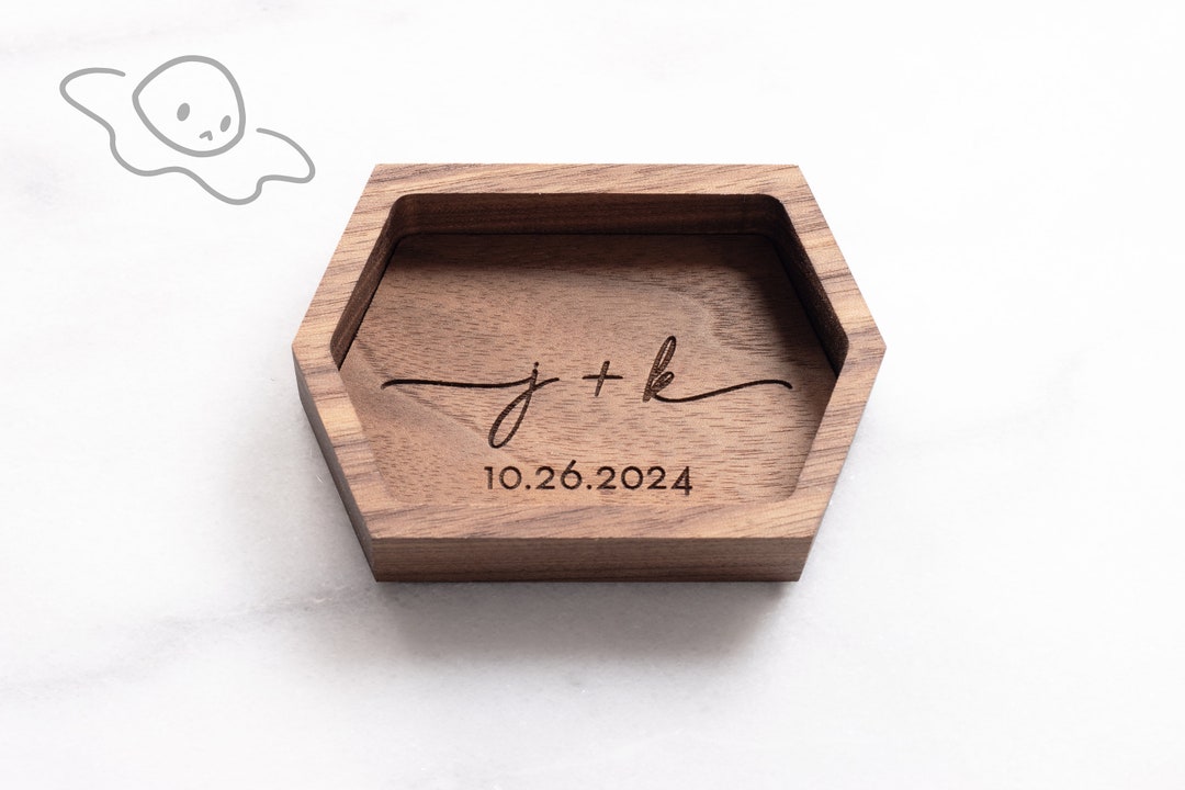 Micro Slim Hexagon Ring Dish/custom Jewelry Tray/christmas Gift/5th ...