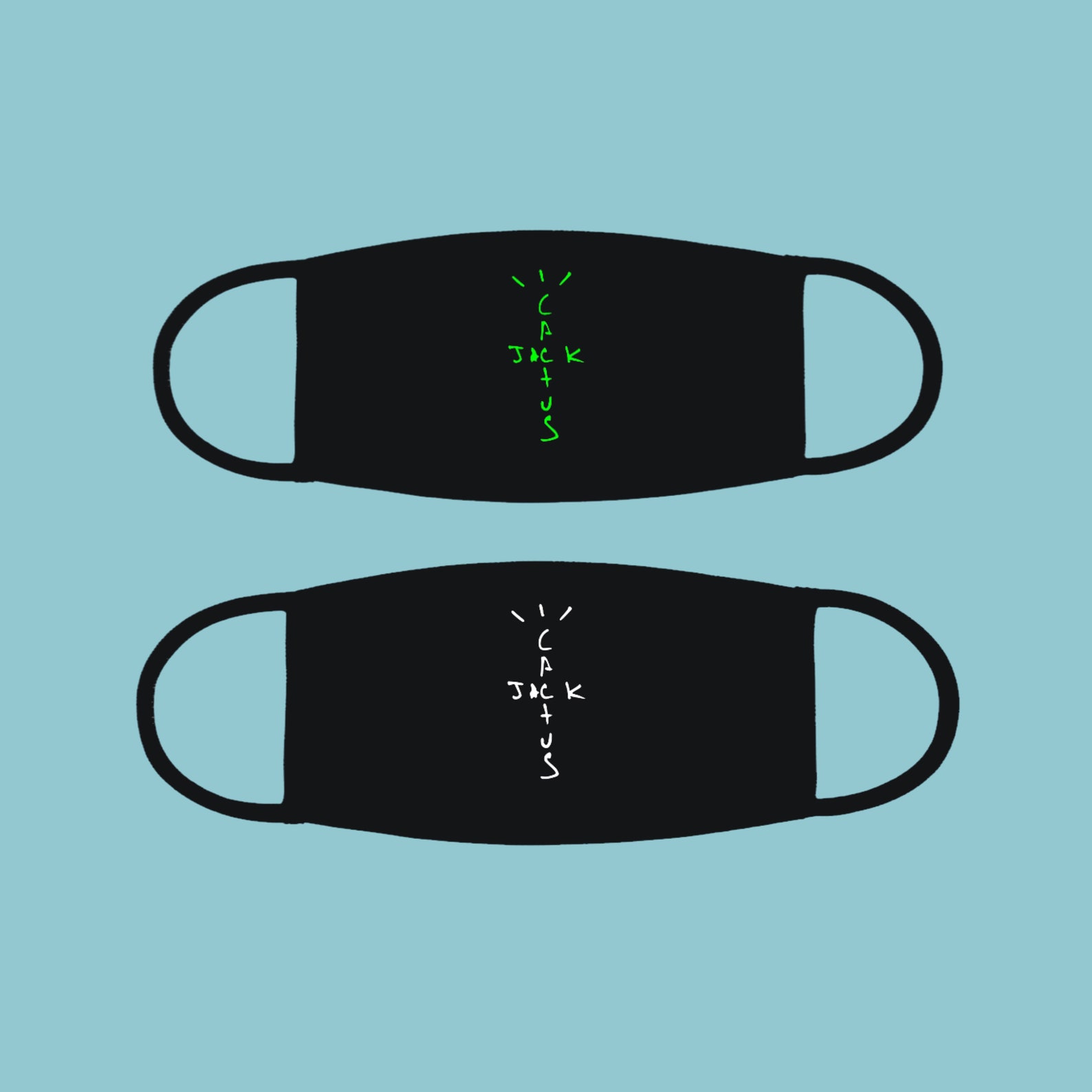 Travis Scott Cactus Jack Face Mask | Cotton | Streetwear Hypebeast ...