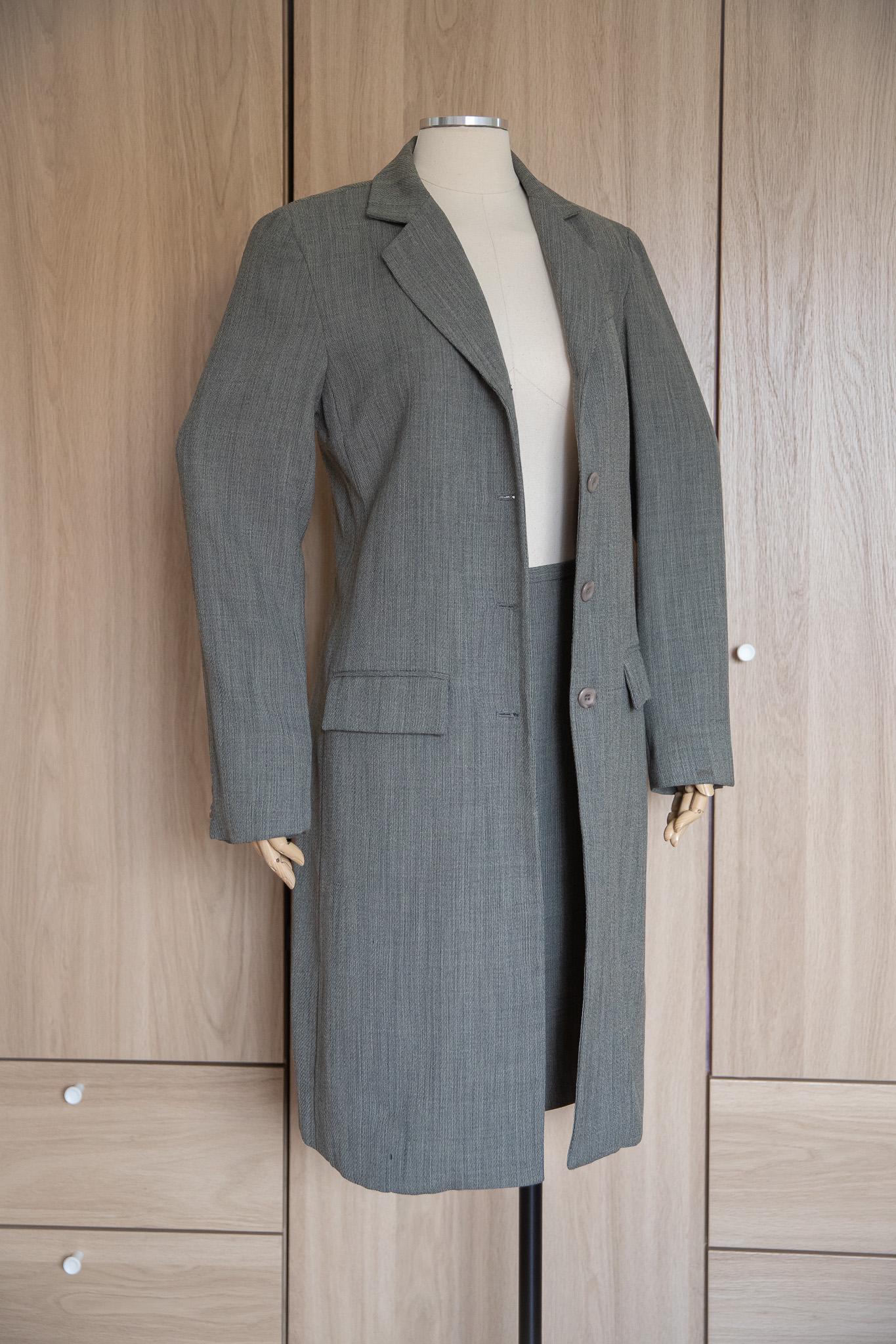 90s Kenar Long Duster With Matching Skirt Set - Etsy