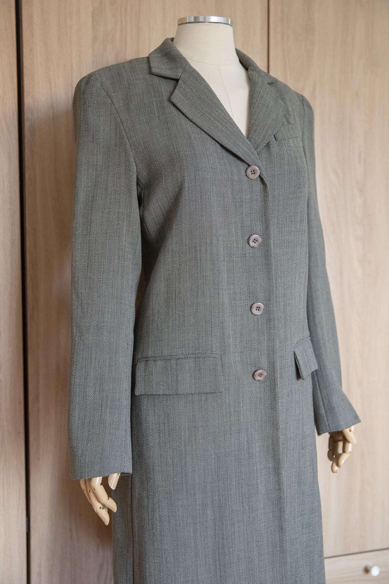 90s Kenar Long Duster With Matching Skirt Set - Etsy