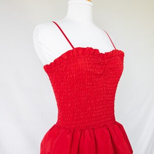 1980s Red Party Dress - Etsy