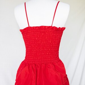 1980s Red Party Dress - Etsy