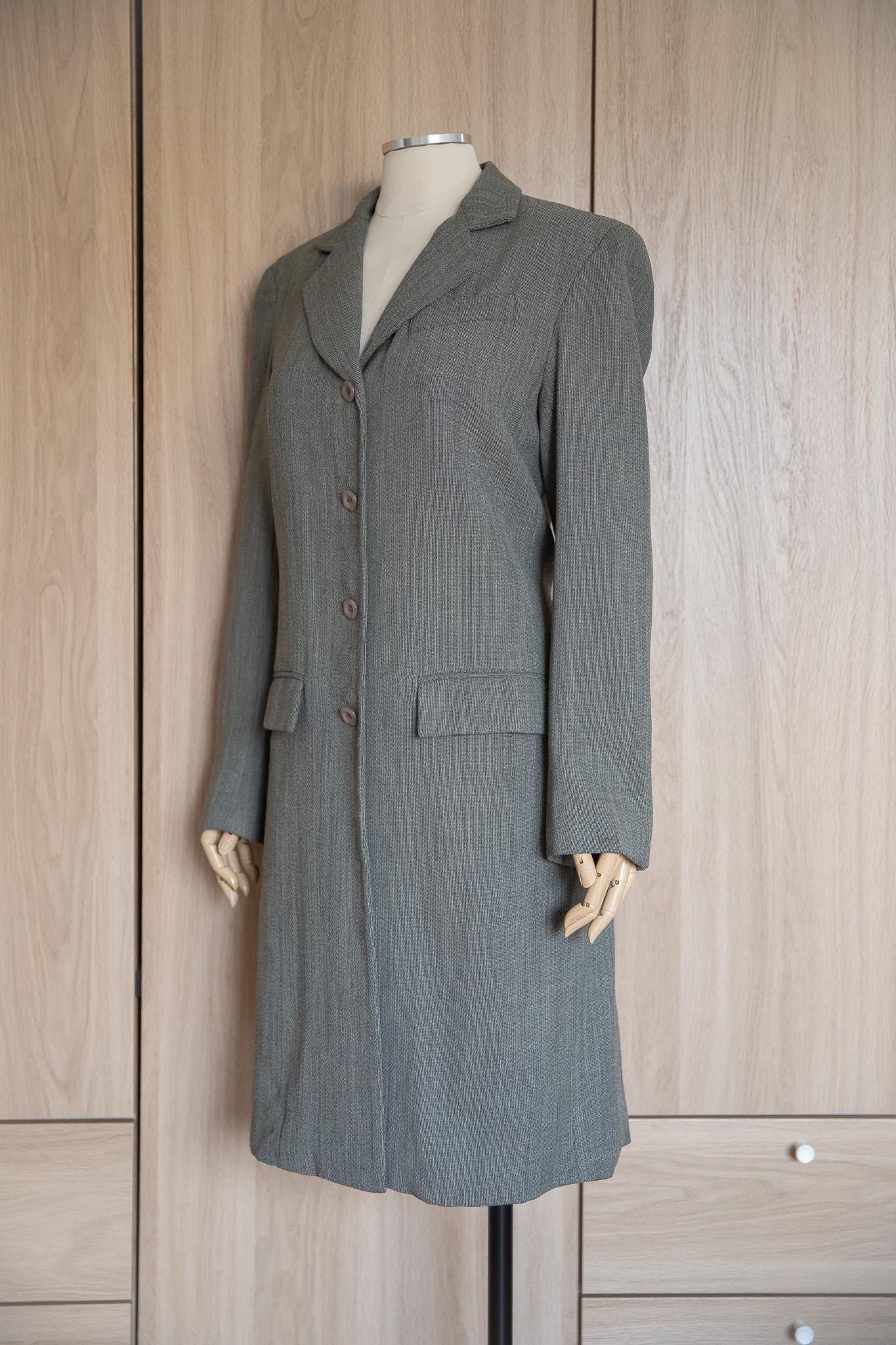 90s Kenar Long Duster With Matching Skirt Set - Etsy