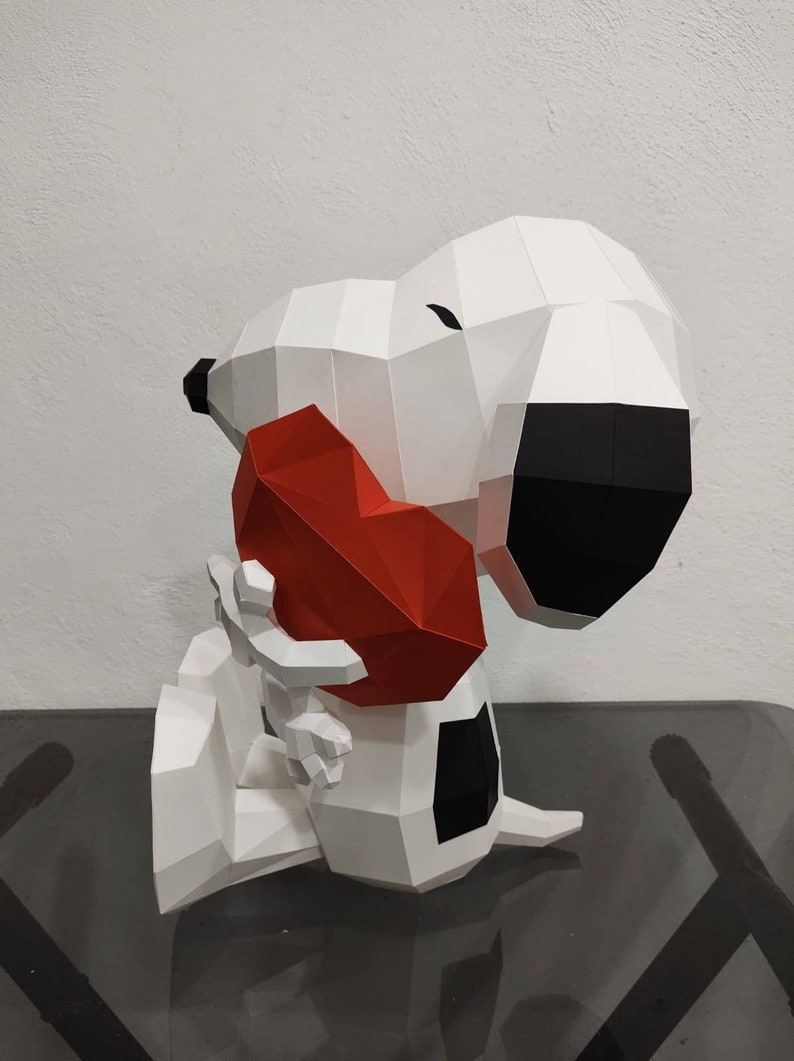 Snoopy papercraft - Etsy España
