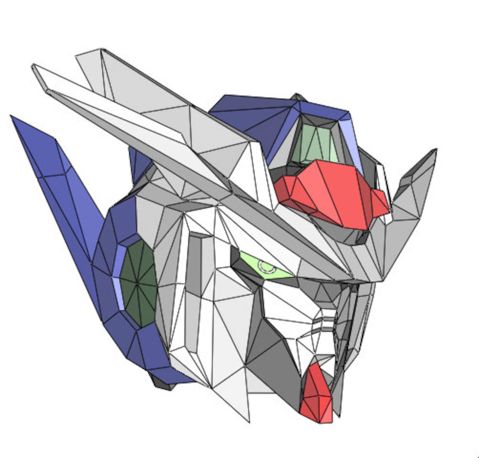 Gundam Papercraft Template - Etsy
